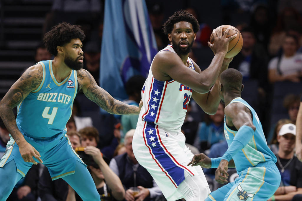 Joel Embiid scores 42 points as 76ers hand Hornets worst loss in ...